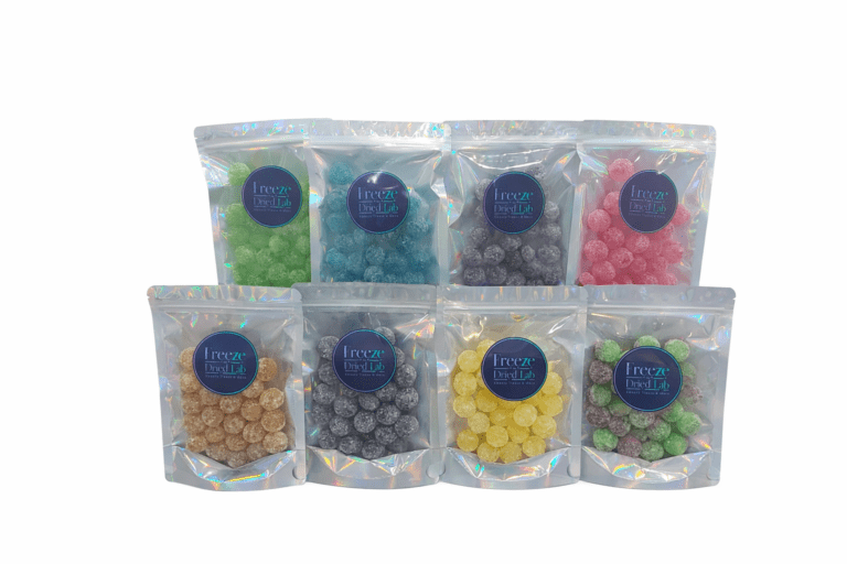 Mega Sour Lollies 8pk - Freeze Dried Lab